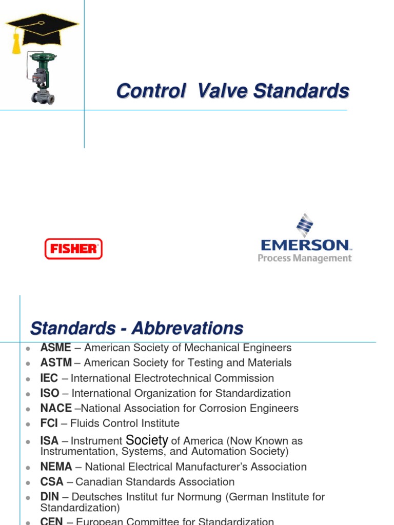 Control Valve Standards | PDF | International Electrotechnical ...