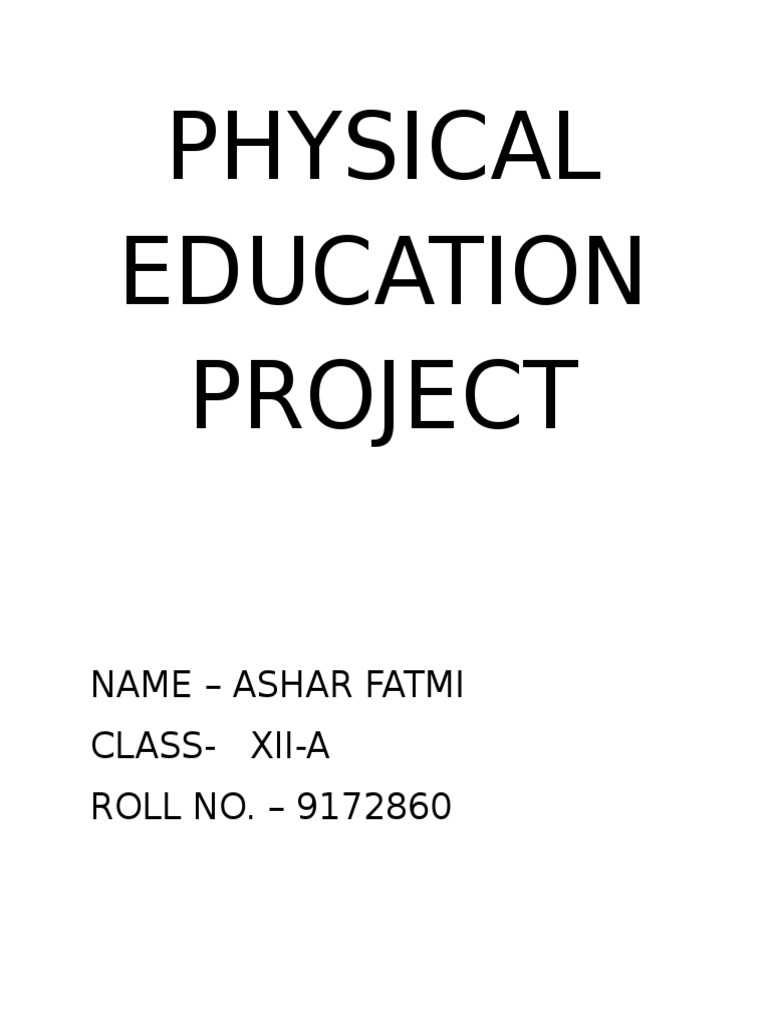 Physical Education Project class 12 | Association Football | Sports