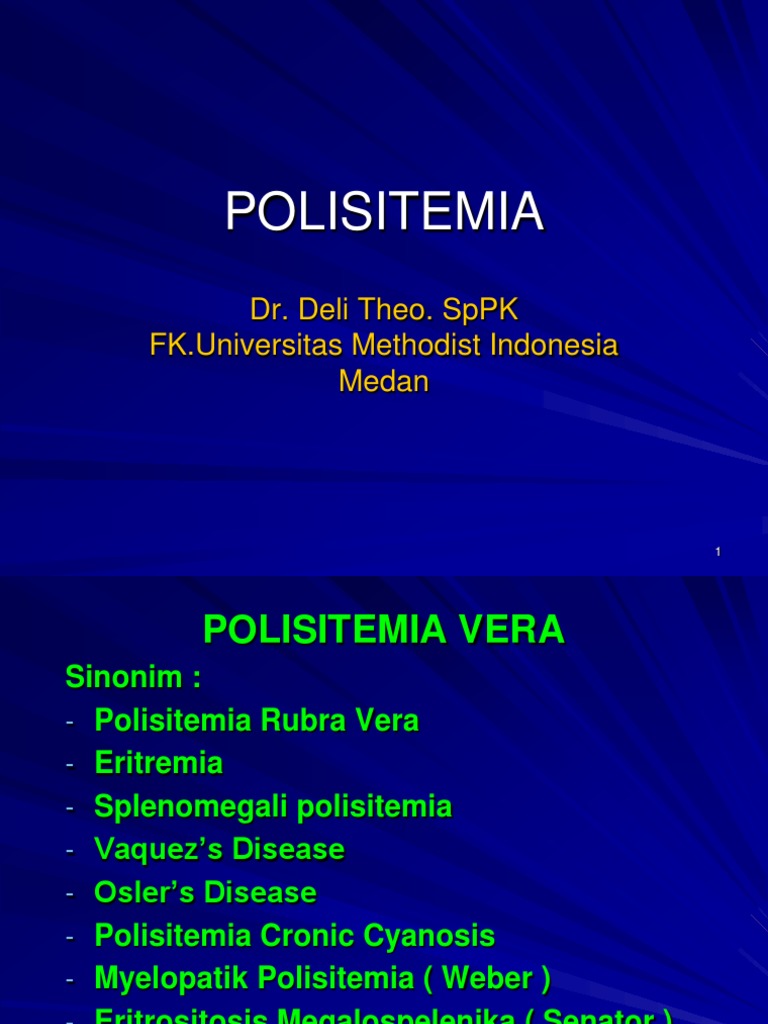 Polisitemia | PDF | Kesehatan Holistik | Sains & Matematika