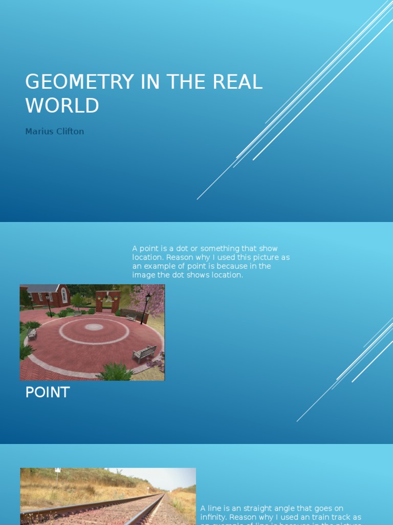 Geometry in The Real World | PDF | Teaching Methods & Materials