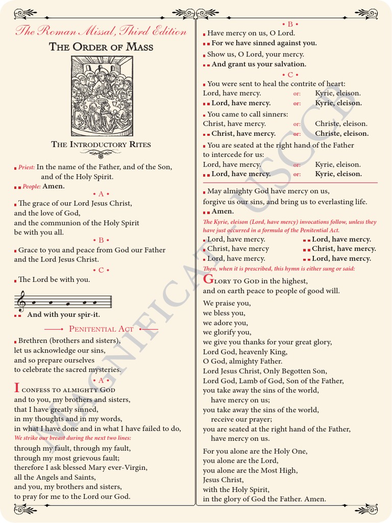 The MISSAL | PDF | Mass (Liturgy) | God The Father