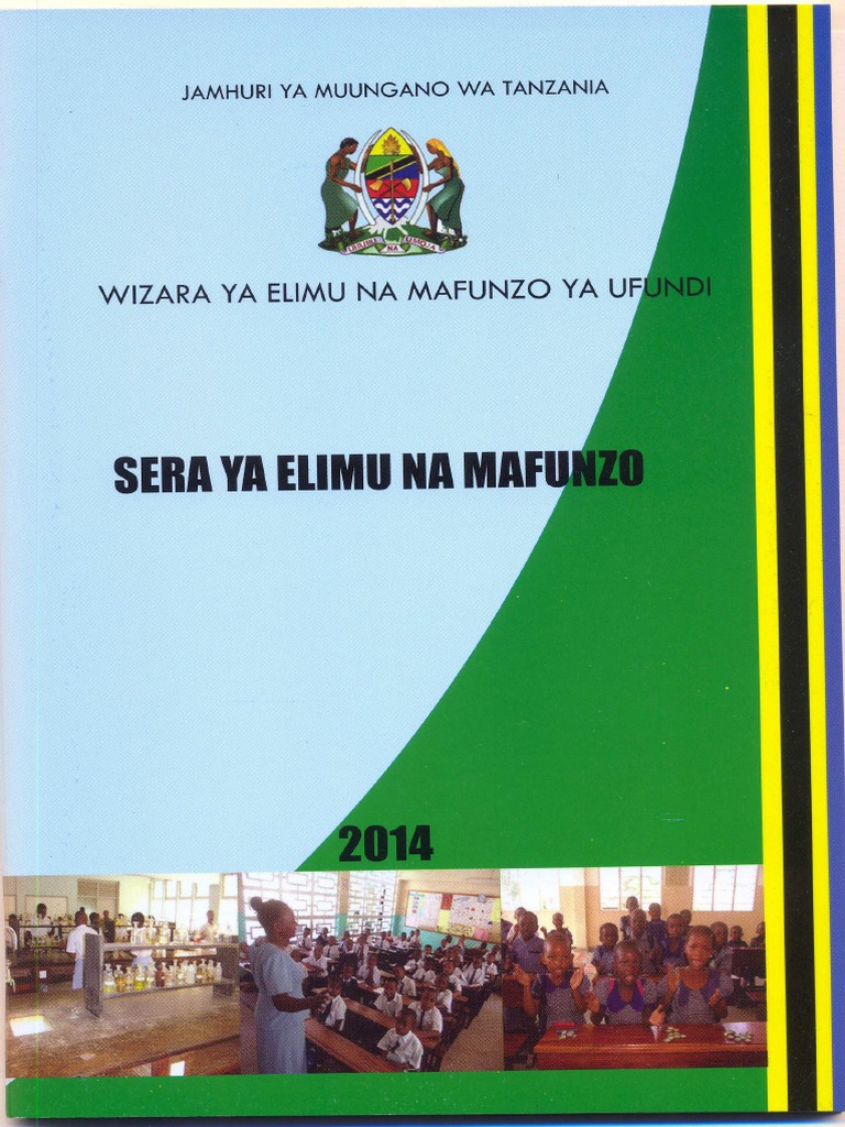 Sera Mpya Ya Elimu Na Mafunzo Tanzania | PDF Sera Mpya Ya Elimu Na Mafunzo Tanzania | PDF