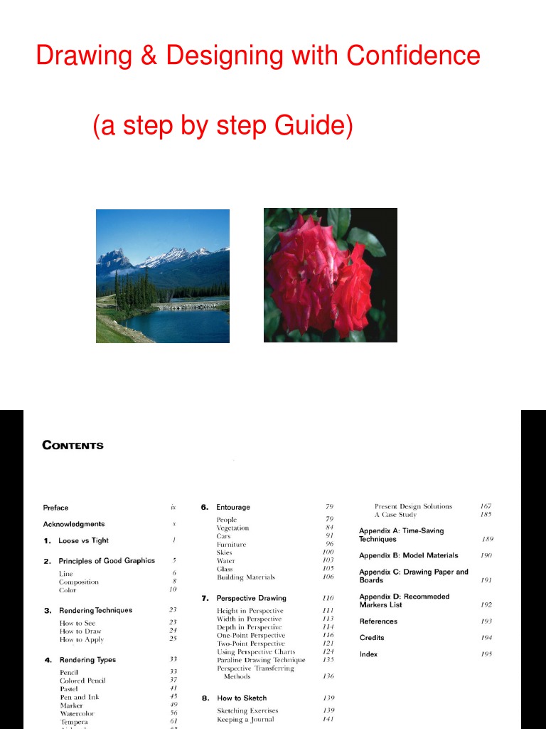 Drawing & Designing With Confidence | PDF