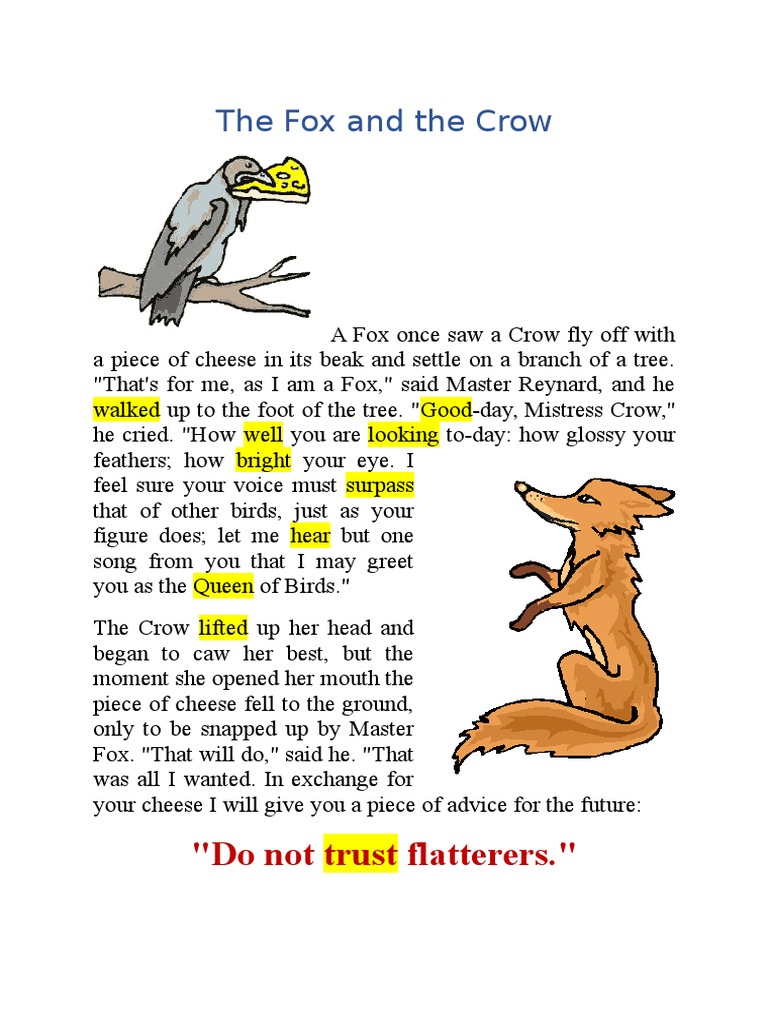 The Fox and The Crow | PDF