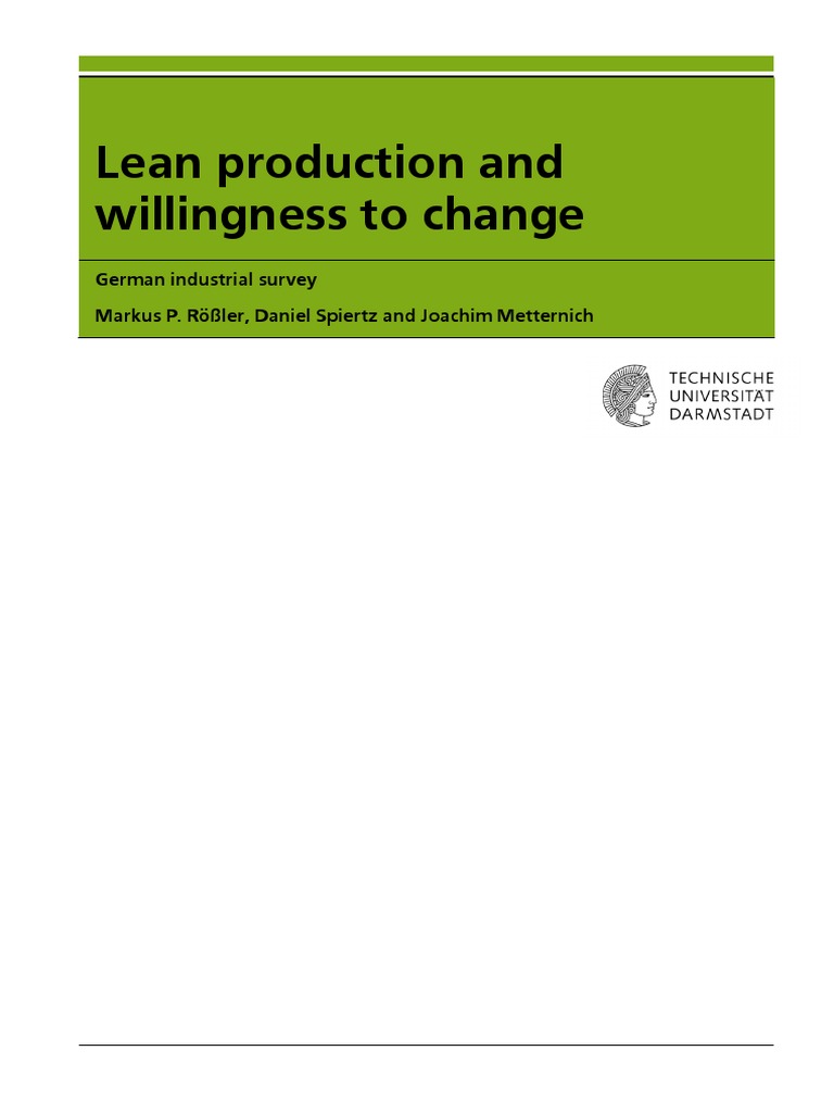 Lean Production | PDF | Lean Manufacturing | Operations Management