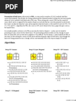 Algorithms - 3x3 PLL | PDF | Recreational Mathematics | Logic Puzzles