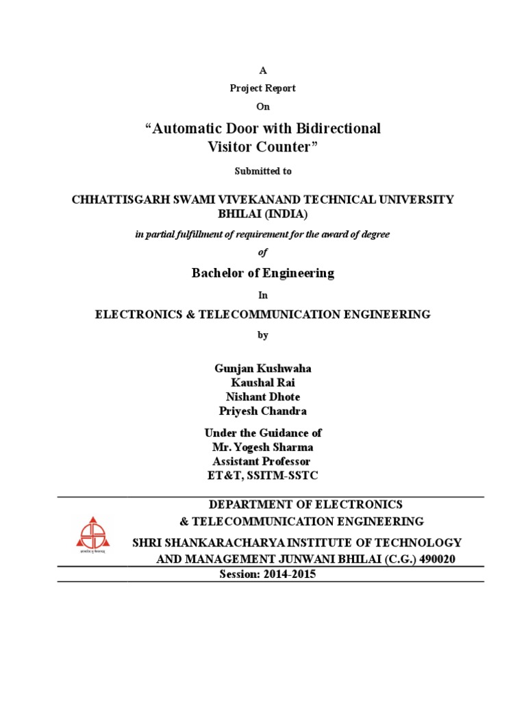 Bidirectional Visitor Counter | PDF | Diode | Capacitor