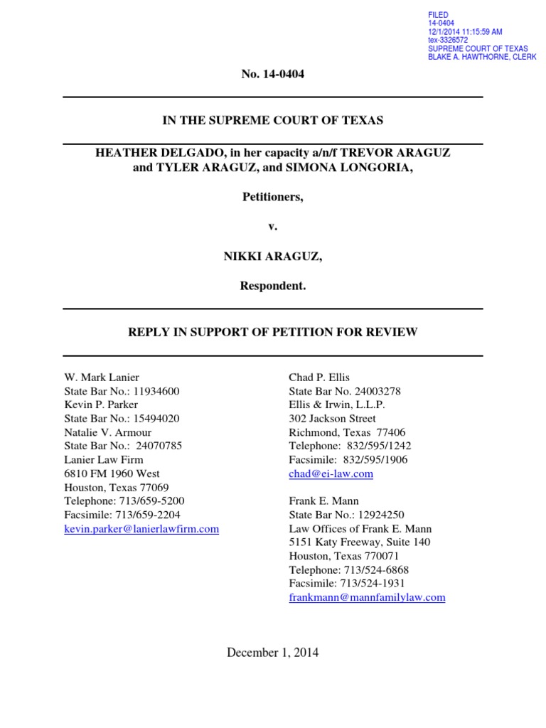 Heather Delgado v. Nikki Araguz Review | PDF | Mootness | Marriage