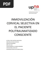 Protocolos Nexus e Inmovilización Selectiva | PDF | Dolor | Medicina ...
