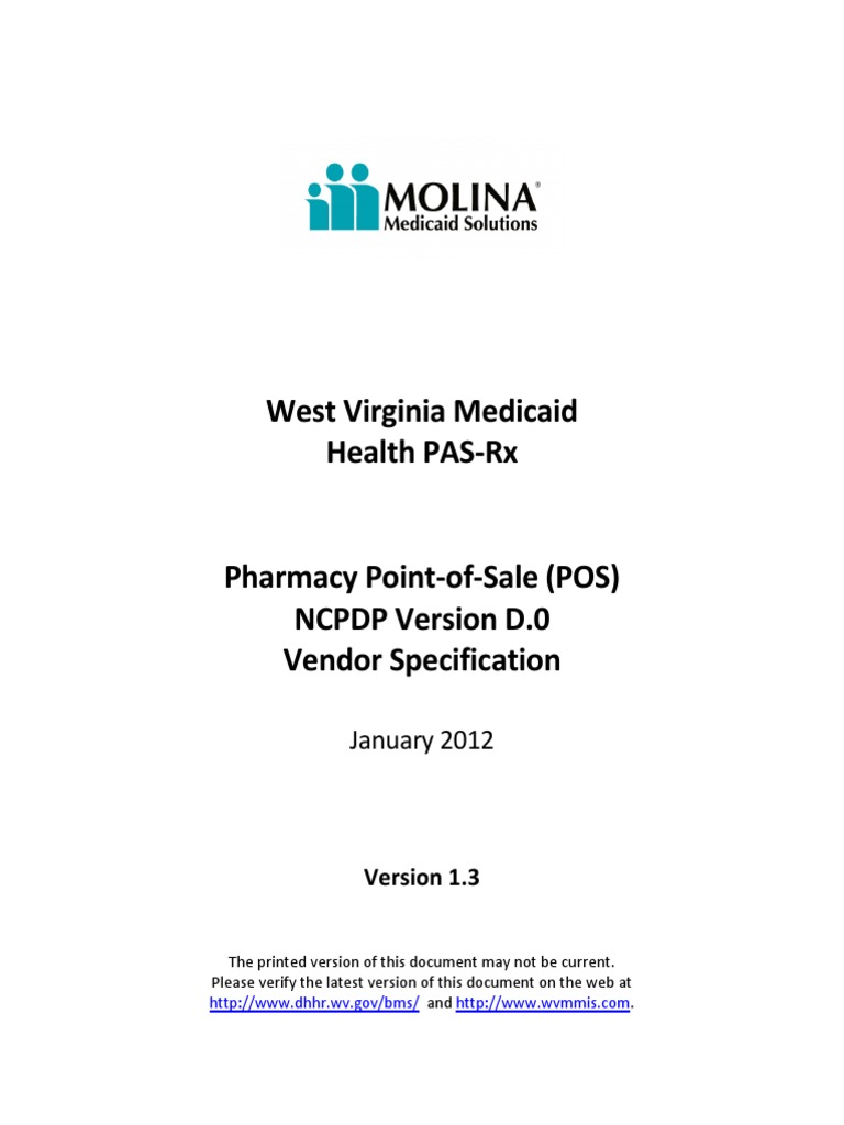 NCPDP D.0 | PDF | Medical Prescription | Specification (Technical Standard)