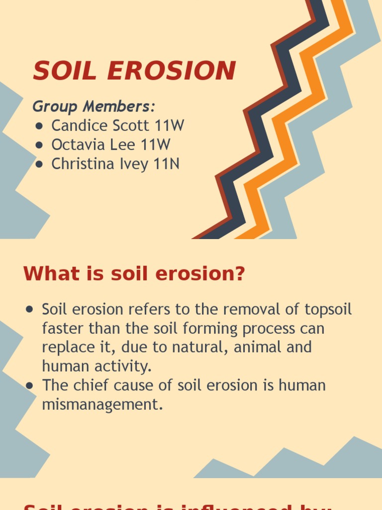 Geography Erosion Presentation | PDF | Erosion | Soil