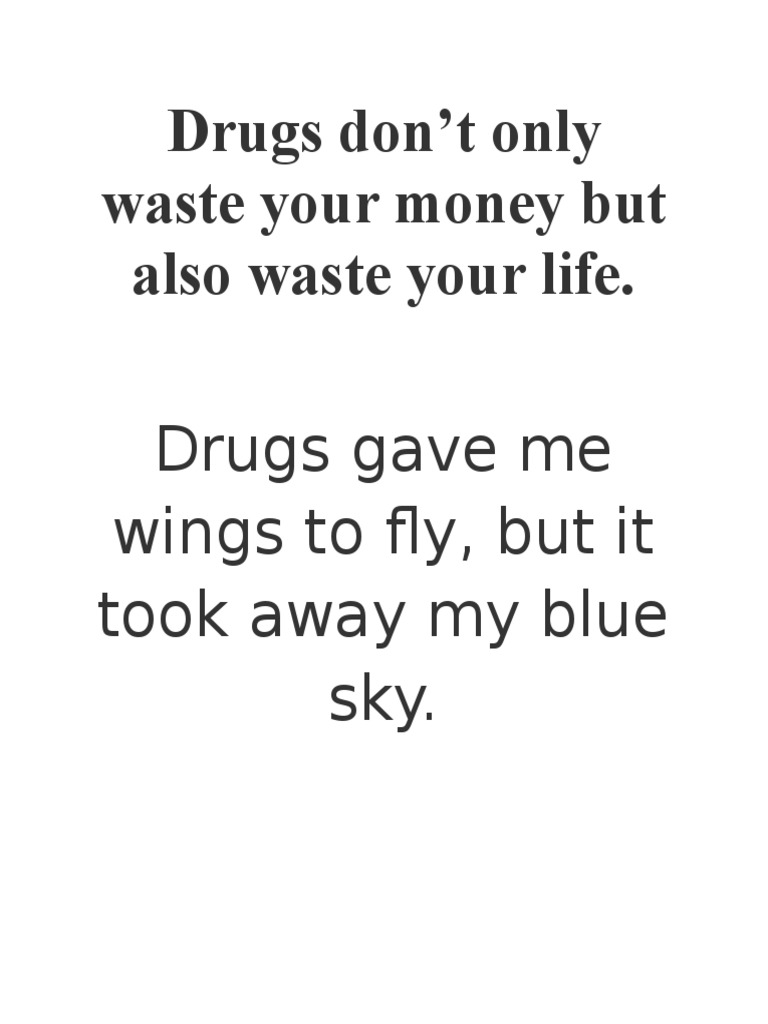 The Cost of Drugs: Life and Money Lost | PDF