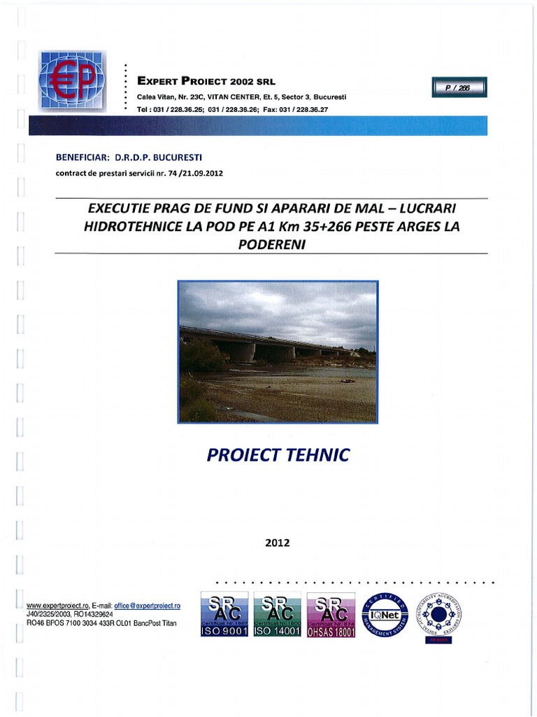 Proiect Tehnic | PDF