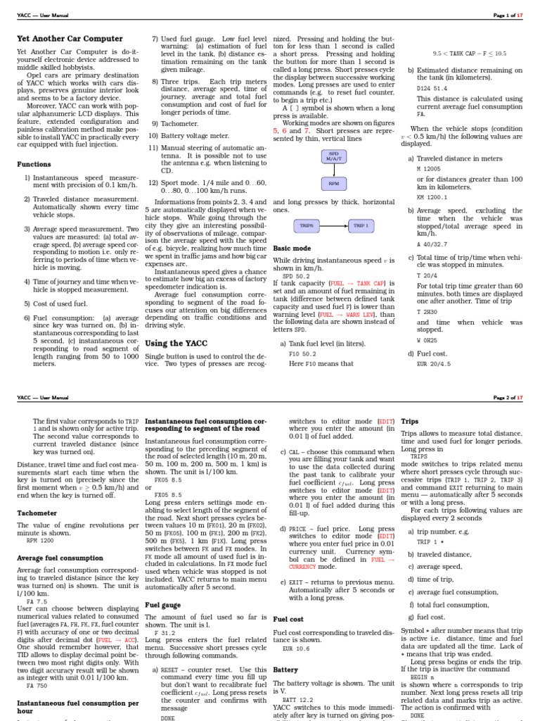 Yacc Module For Opel Astra G Mid | PDF | Speed | Analog To Digital Converter