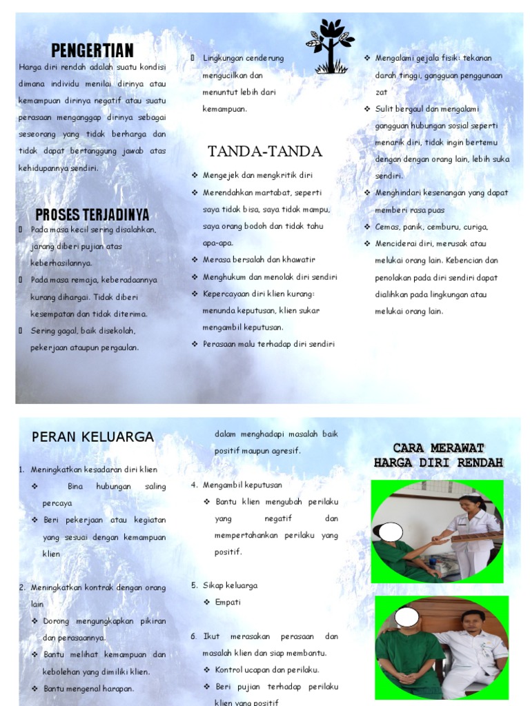 Leaflet Harga Diri Rendah | PDF