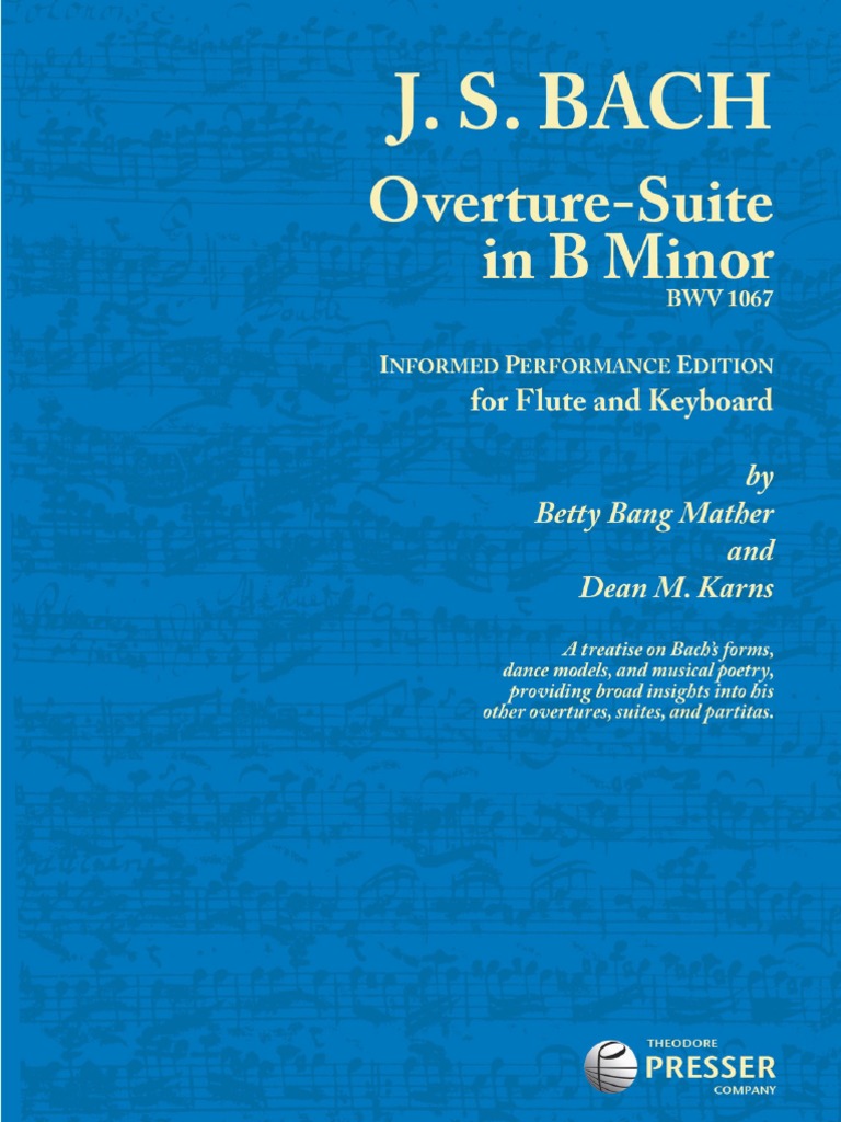 Bach Mather Overture Suite | PDF | Johann Sebastian Bach | Dances