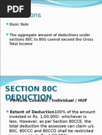 Easy Chart of Deductions U - S 80C To 80U Every Individual Should Aware ...