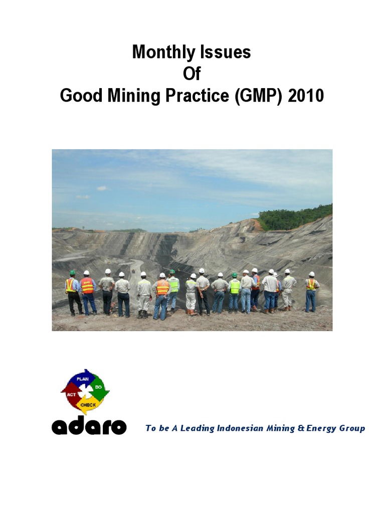 Good Mining Practice Book Adaro Indonesia