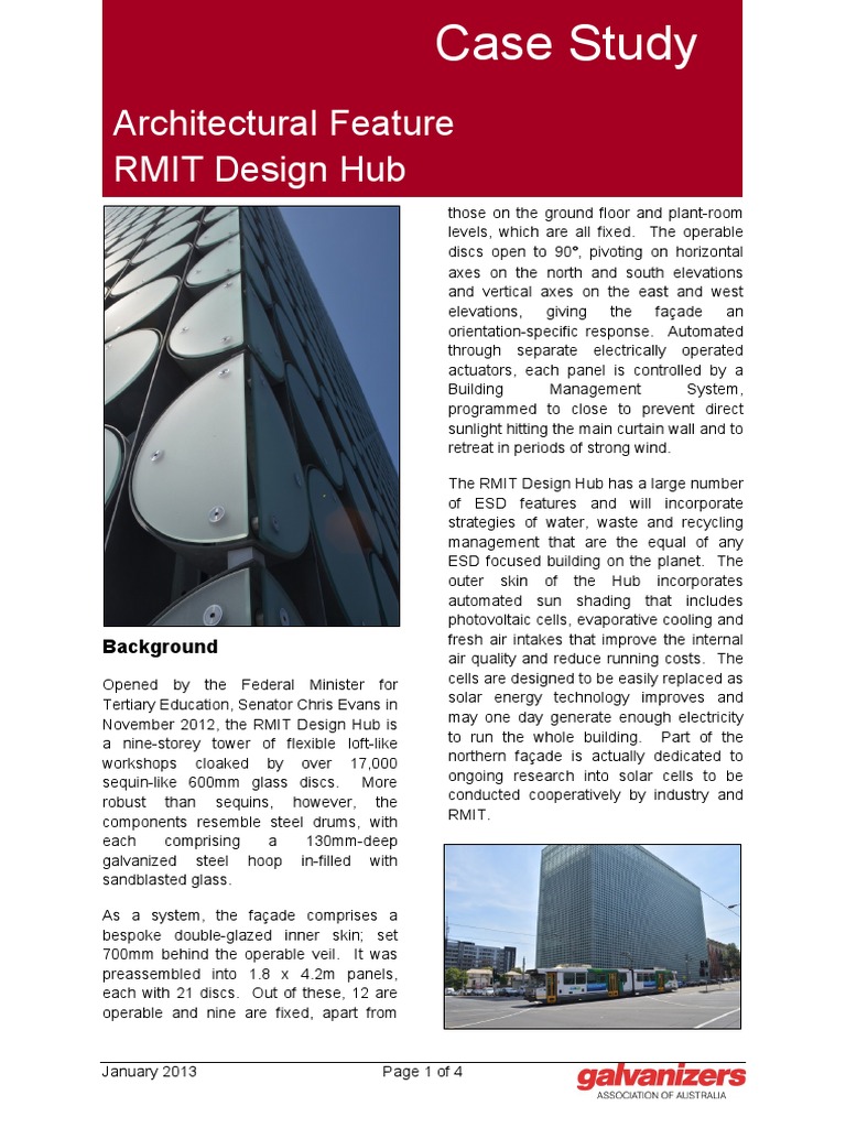 RMIT Design Hub Case Study | PDF | Galvanization | Corrosion