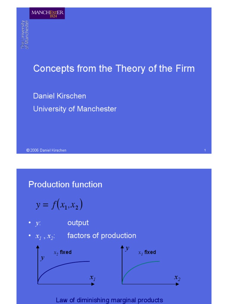 3-Theory of The Firm | PDF | Oligopoly | Economic Equilibrium