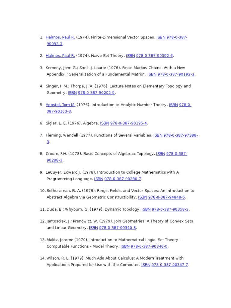 Undergraduate Text in Mathematics | PDF | Geometry | Mathematical Analysis