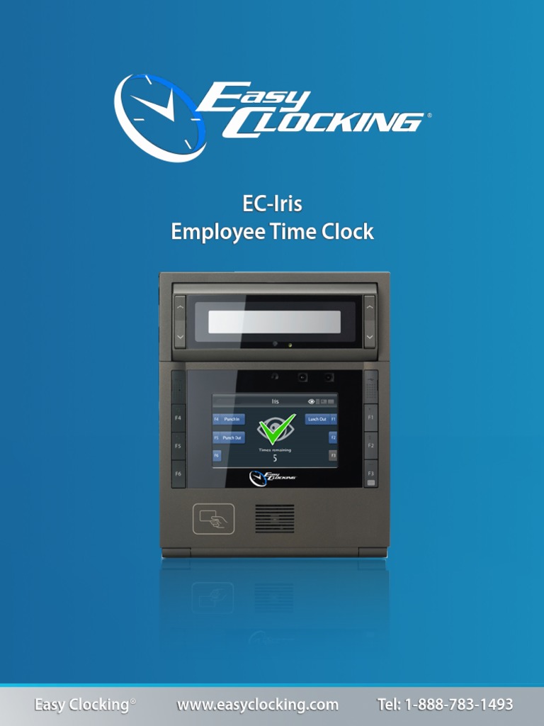 EC Iris Brochure | PDF | Access Control | Clock