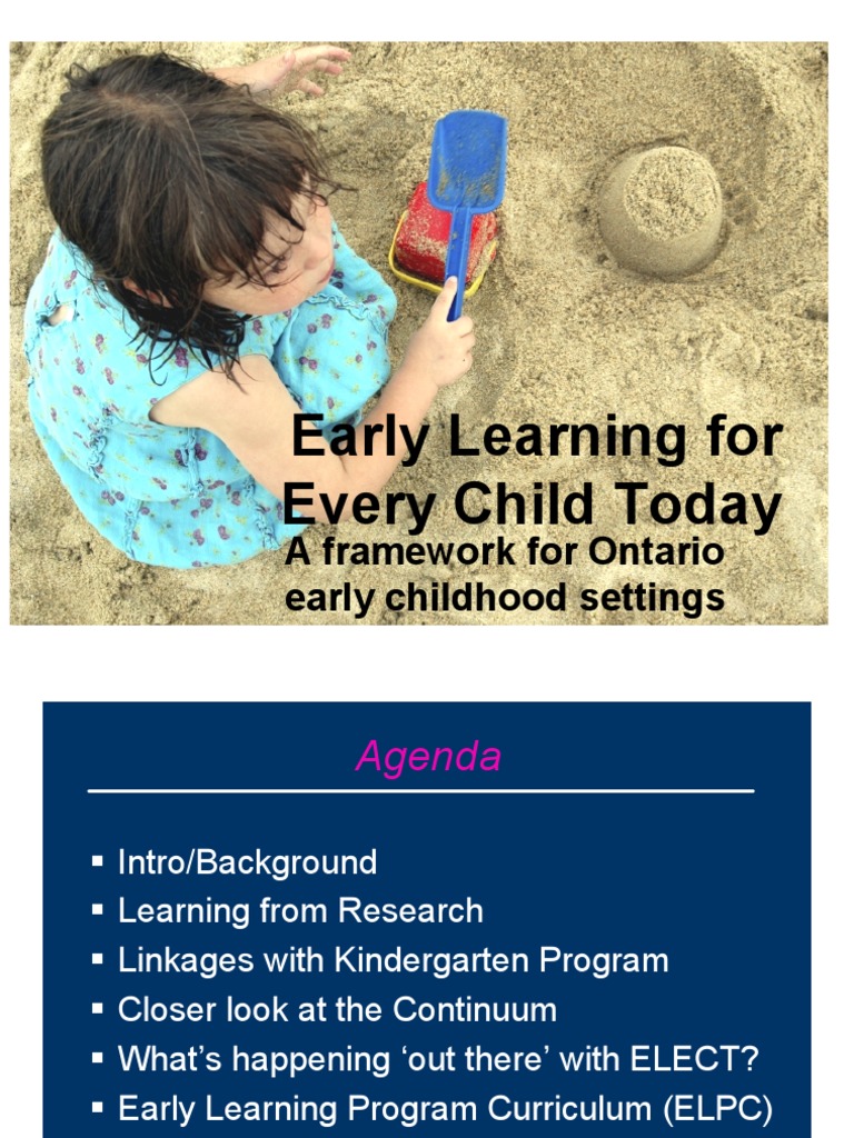 Elect | PDF | Early Childhood Education | Preschool