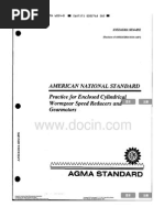 Agma Standard: Industrial Gear Lubrication | PDF | Lubricant | Gear
