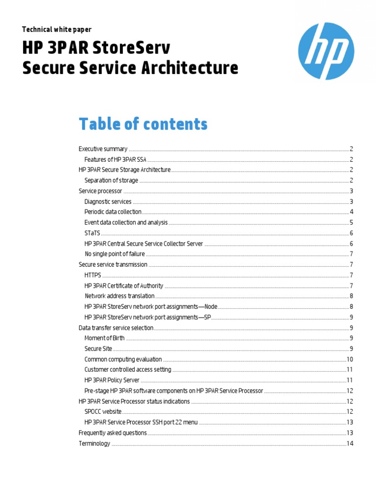 3par - Secure Service Architecture | PDF | Transport Layer Security ...