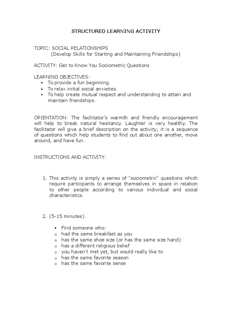 Weaving Connections: A Structured Learning Activity to Help Students ...