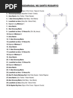 Tagalog Rosary Guide | PDF