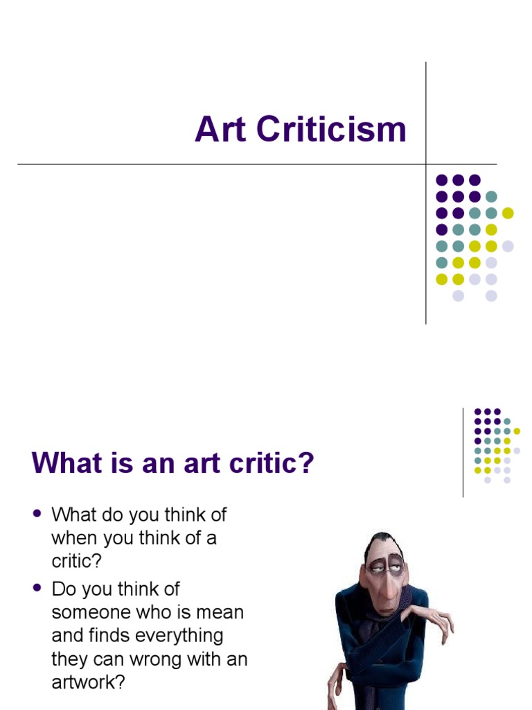 Art Criticism | PDF | Composition (Visual Arts) | Psychology