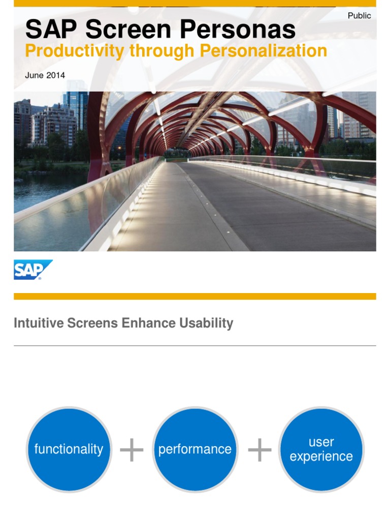 SAP Personas Overview | Download Free PDF | Plug In (Computing ...