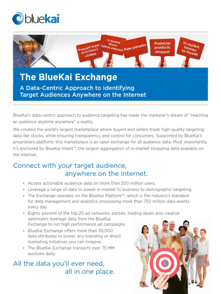 BlueKai Exchange | PDF | Advertising | Auction