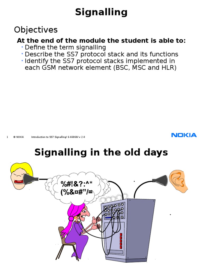 INTRODUCTION TO SS7 SIGNALLING - P | PDF | Signaling ...