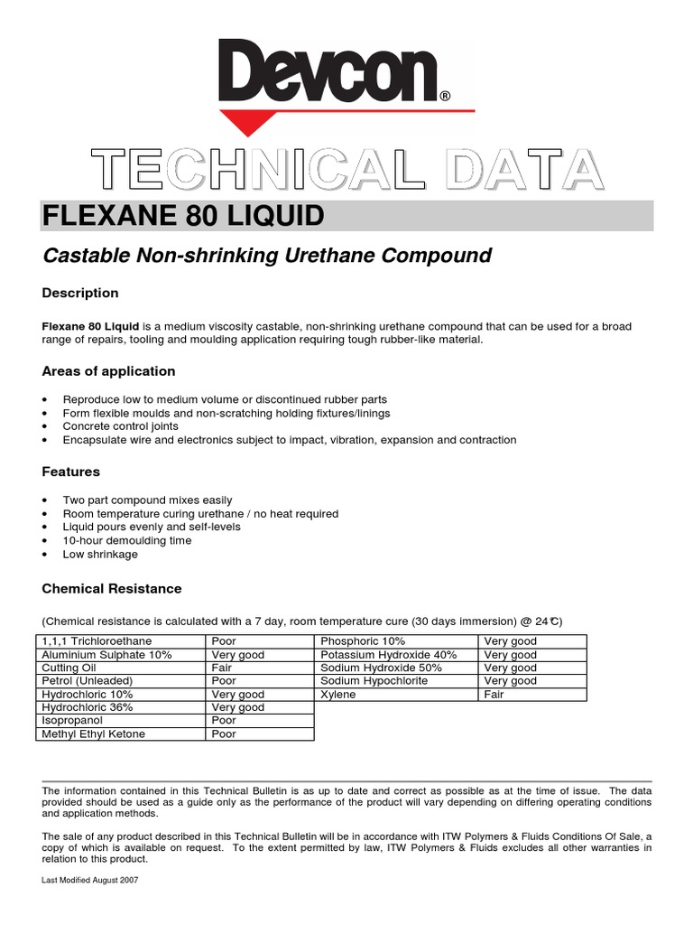 Flexane 80 Compound | PDF | Abrasive | Natural Rubber
