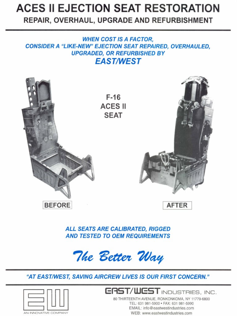 Aces II EjectionSeat Restoration | PDF