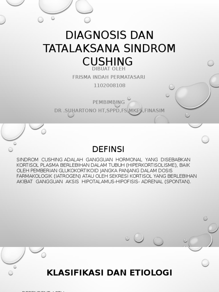 Diagnosis Dan Tatalaksana Sindrom Cushing | PDF
