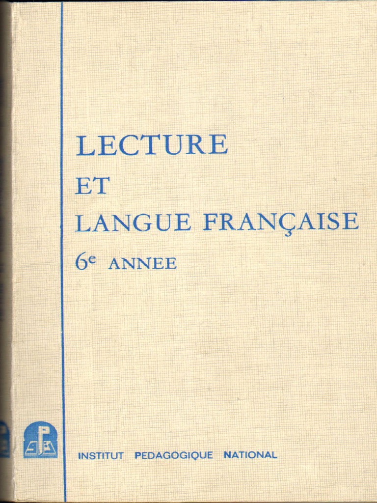 Lecture Et Langue Française 6e Annee - Algérie | PDF