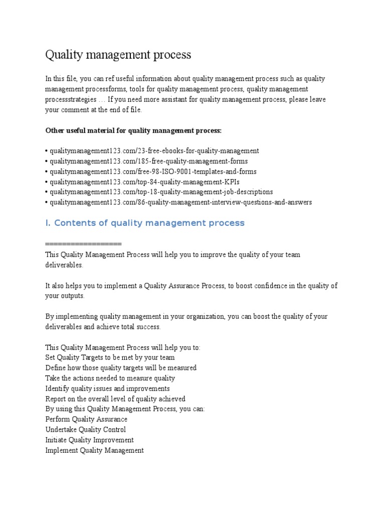 Quality Management Process | PDF | Scatter Plot | Histogram