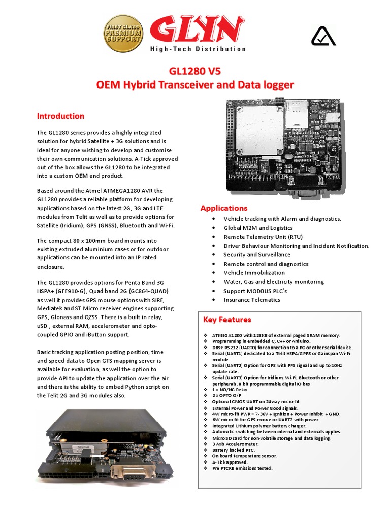 GL1280 Brochure e | PDF | Bluetooth | Computer Networking