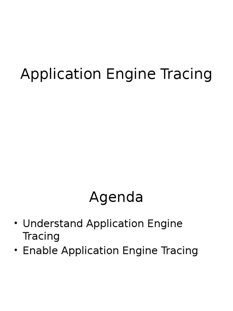 Application Engine Tracing | PDF | Oracle Database | Command Line Interface
