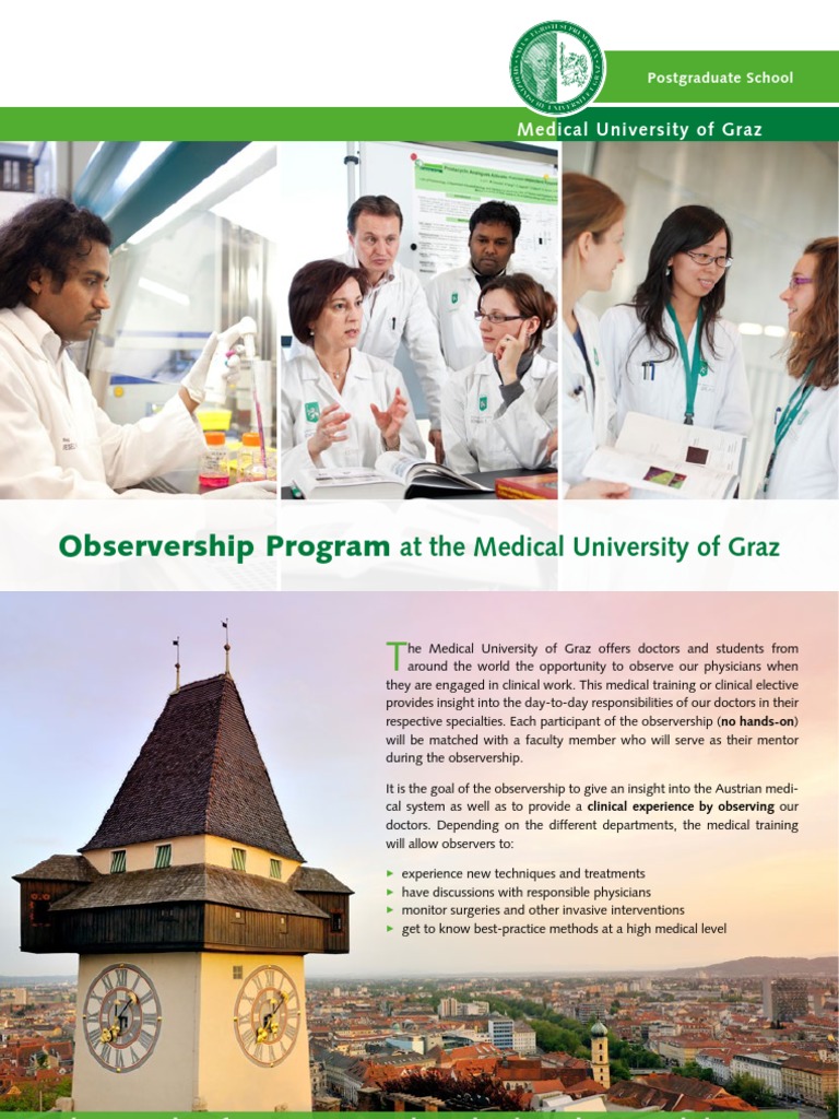 Folder Observership Program 07 2013 Neu | PDF | Medical School | Physician