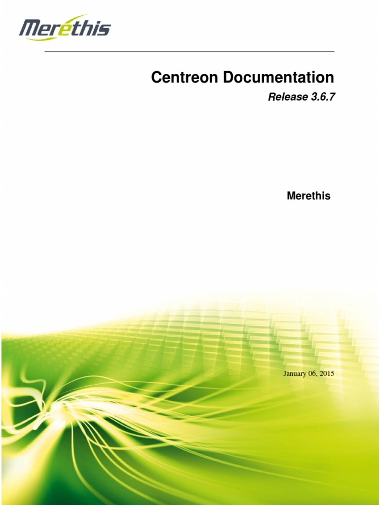 Centreon Map Ene | PDF | Proxy Server | Web Server