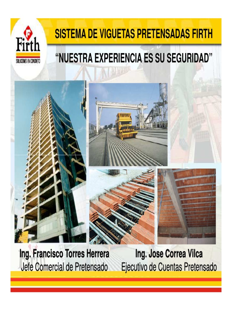 Firth Industries - Presentacion | PDF | Ingeniería estructural | Hormigón