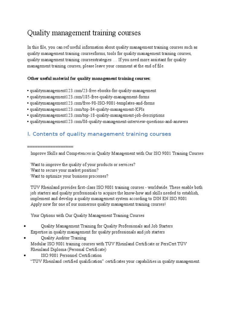 Quality Management Training Courses | PDF | Scatter Plot | Histogram