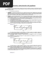 Elementos y características de la grafoscopía | PDF | Curva | Escritura