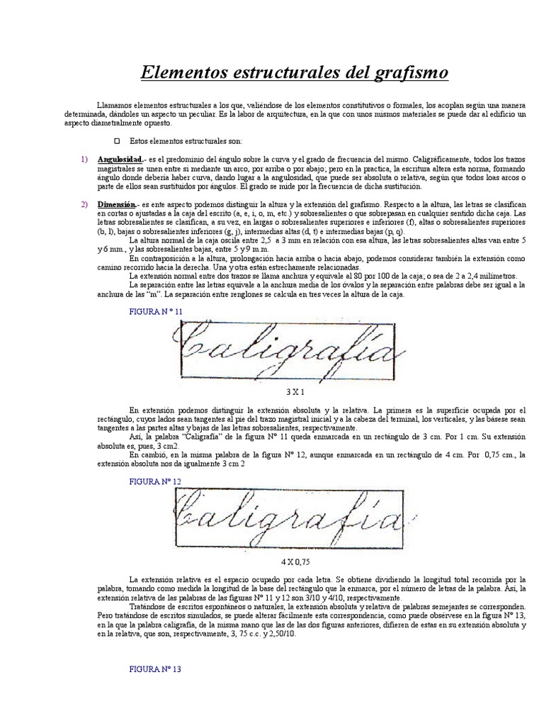 Elementos Estructurales Del Grafismo | PDF | Movimiento (física ...