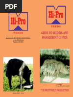Pig Feeding Guidelines and Charts | PDF | Pig | Animals And Humans