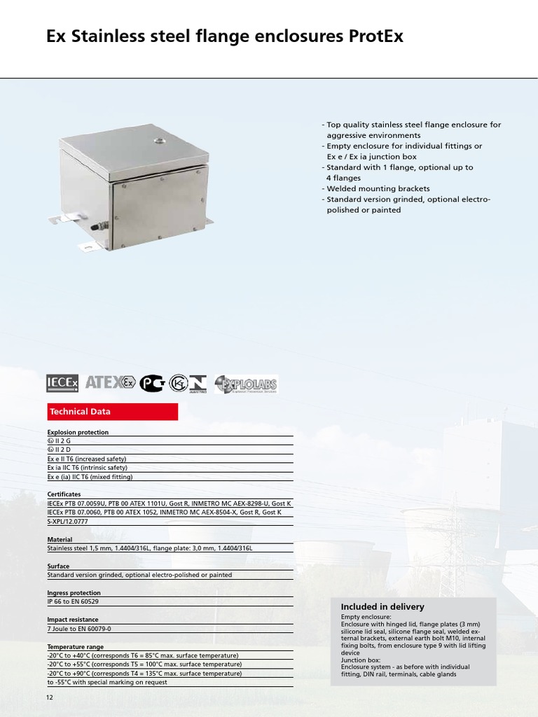 Ex Junction Box | Download Free PDF | Mechanical Engineering | Nature